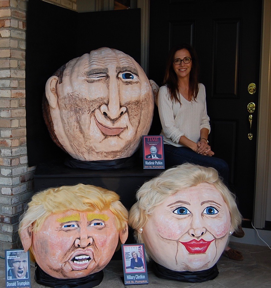 In all, Jeanette has 'pumpkinized' more than 80 giant celebrity ...